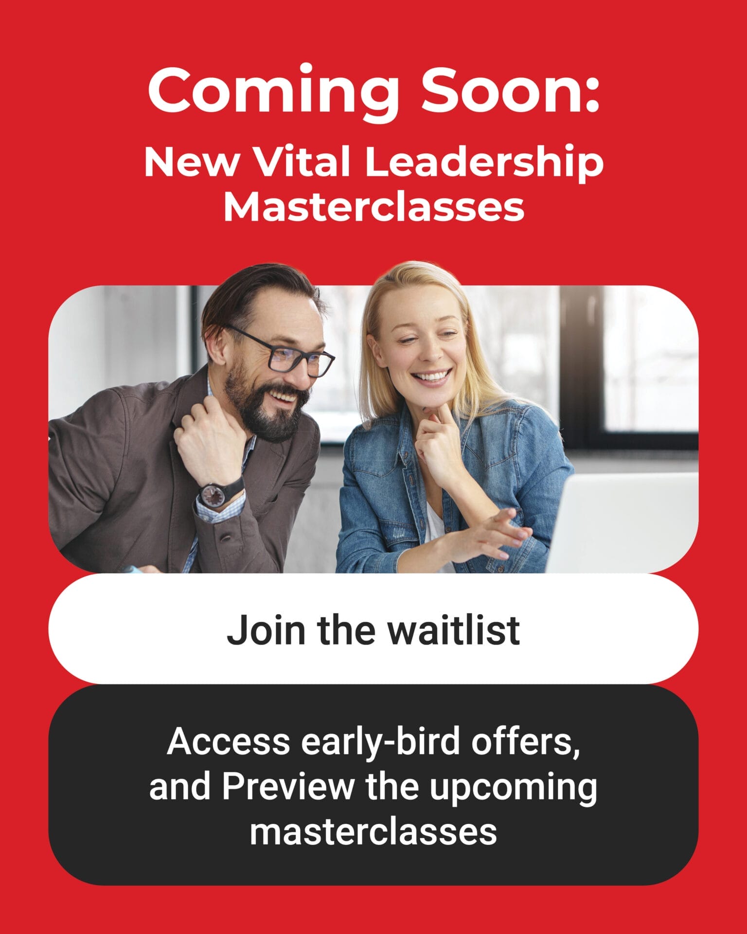 Vital Leadership Waitlist - Women & Leadership Australia